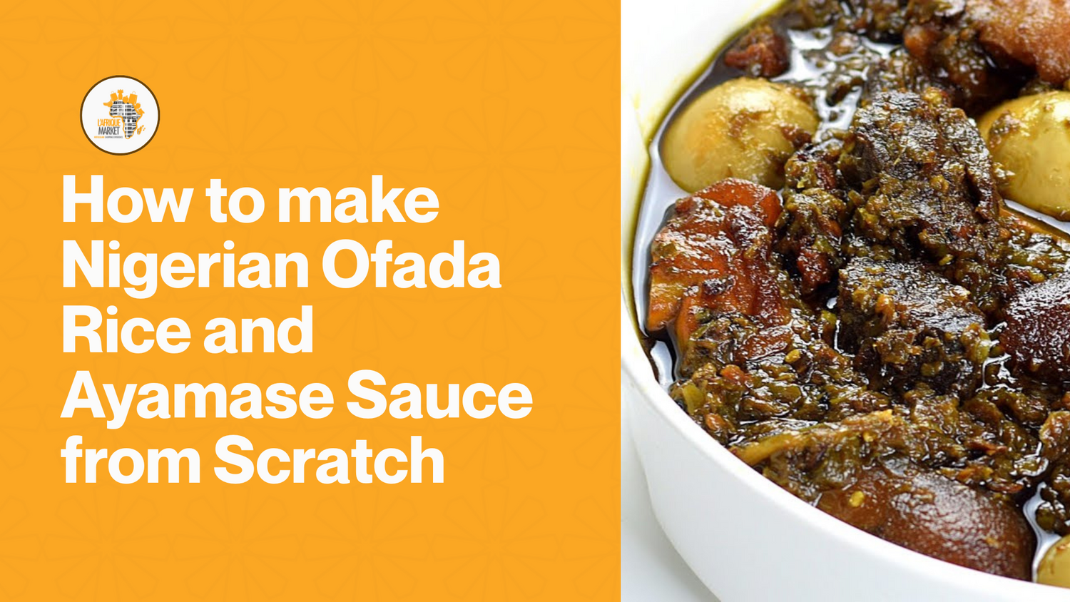 How to make Nigerian Ofada Rice and Ayamase Sauce from Scratch ...